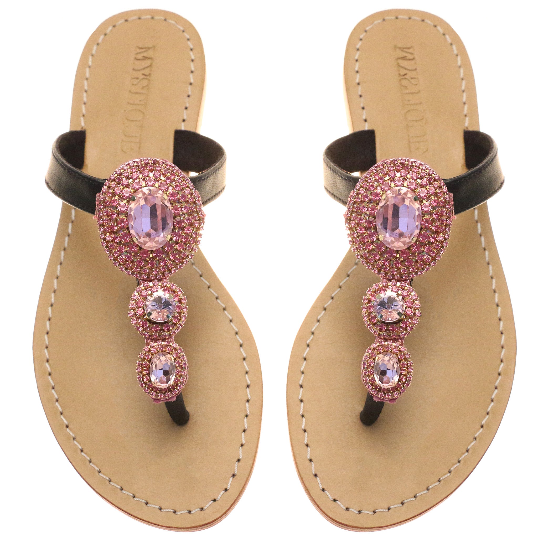 Pink Tier - Women's Interchangeable Sandals | Mystique Sandals